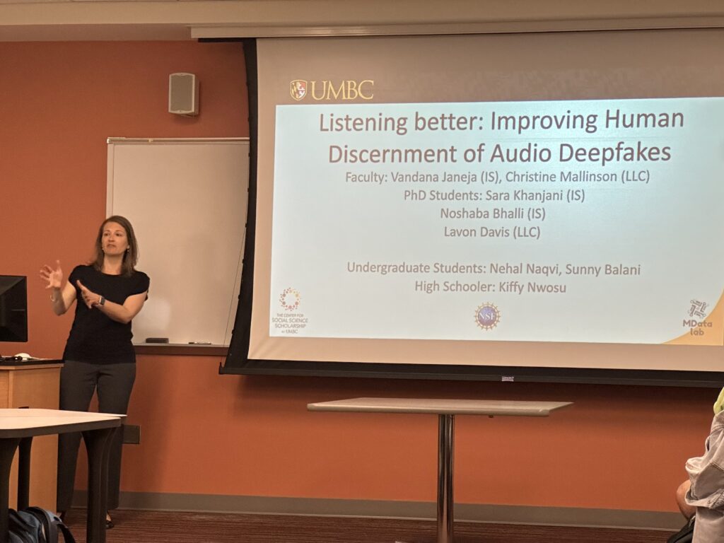 Audio Deep Fake Discernment – MData Lab – UMBC