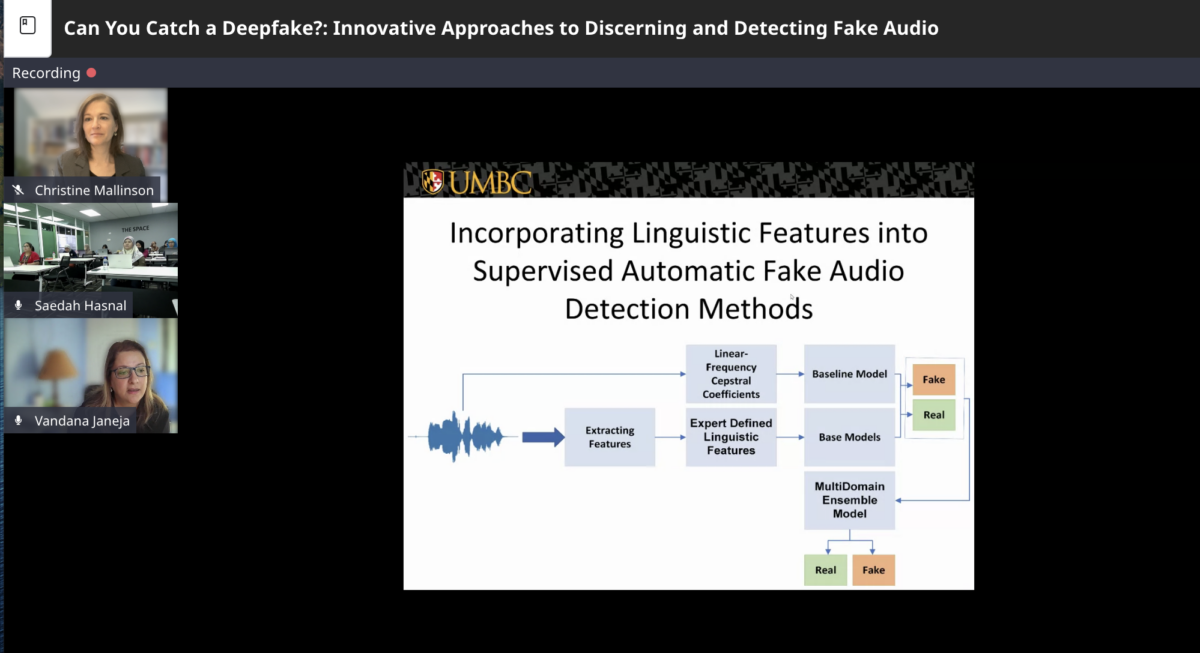 Audio Deep Fake Discernment – MData Lab – UMBC